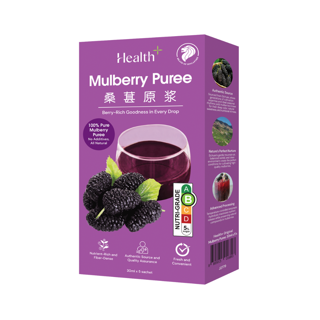 Health+ Mulberry Puree 30ml x 5's - JML Singapore - Everyday Easier