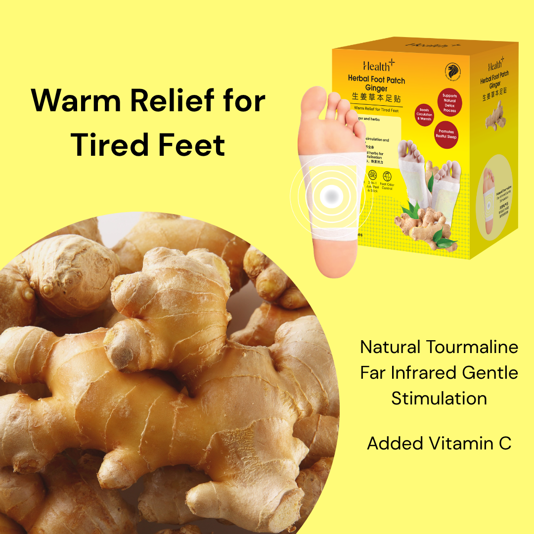 Health+ Herbal Foot Patch 20s - JML Singapore - Everyday Easier