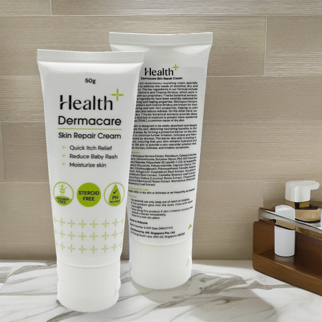 Health+ Dermacare Skin Repair Cream 50g - JML Singapore - Everyday Easier