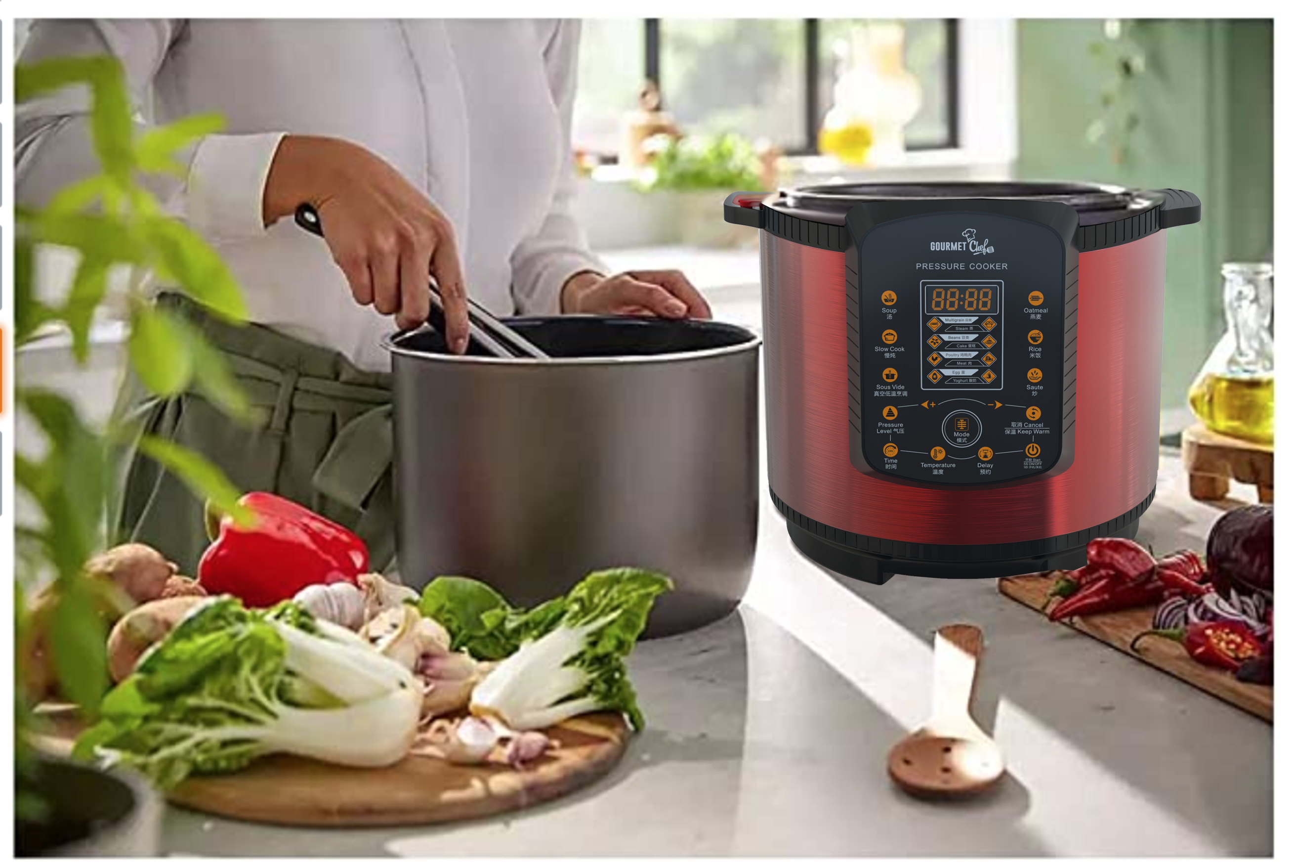 Gourmet Chef 14-in-1 Pressure Cooker - JML Singapore - Everyday Easier